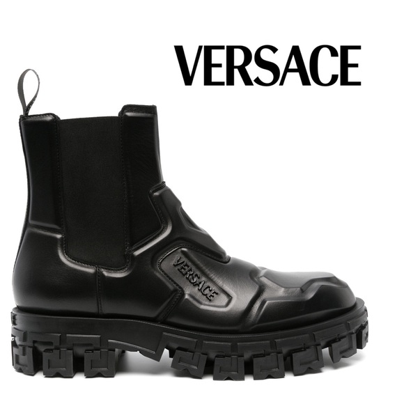 Versace | Shoes | New Versace Greca Portico Leo Logo Chunky Platform ...
